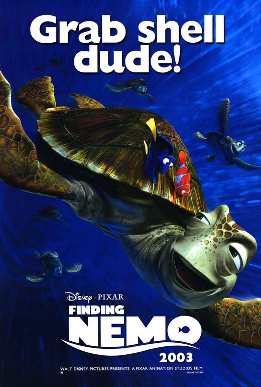Finding Nemo Movie Poster 27x40 C Eric Bana Erika Beck Albert Brooks Willem Ebay
